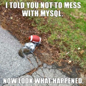 what have you done to mysql? - Life in this Moment